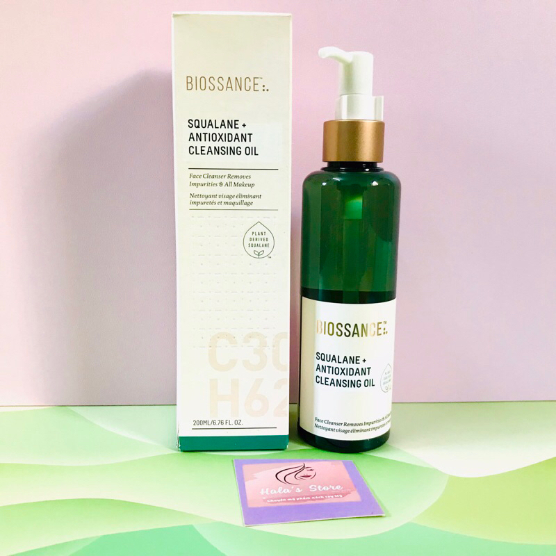 Dầu tẩy trang chống lão hóa Biossance SQUALANE + ANTIOXIDANT CLEANSING OIL | Shopee Việt Nam