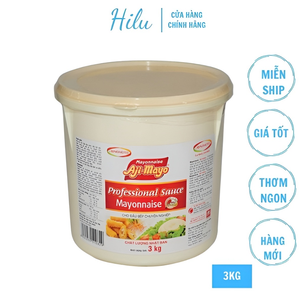SỐT MAYONNAISE THÙNG 3kg | Shopee Việt Nam