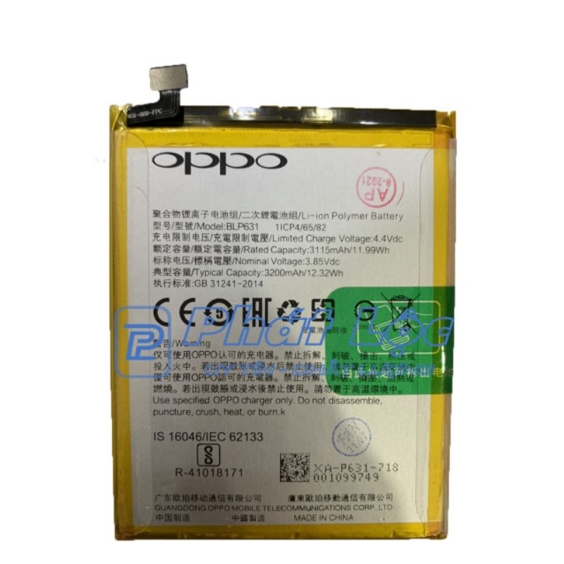 Pin oppo F3 - F5 - BLP631 dùng chung cũ bóc máy bị đứt cáp cho thợ về ...