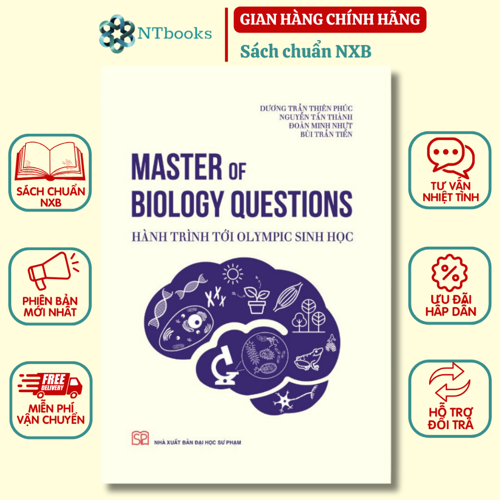 Sách Master Of Biology Questions - Hành Trình Tới Olympic Sinh Học | Shopee Việt Nam