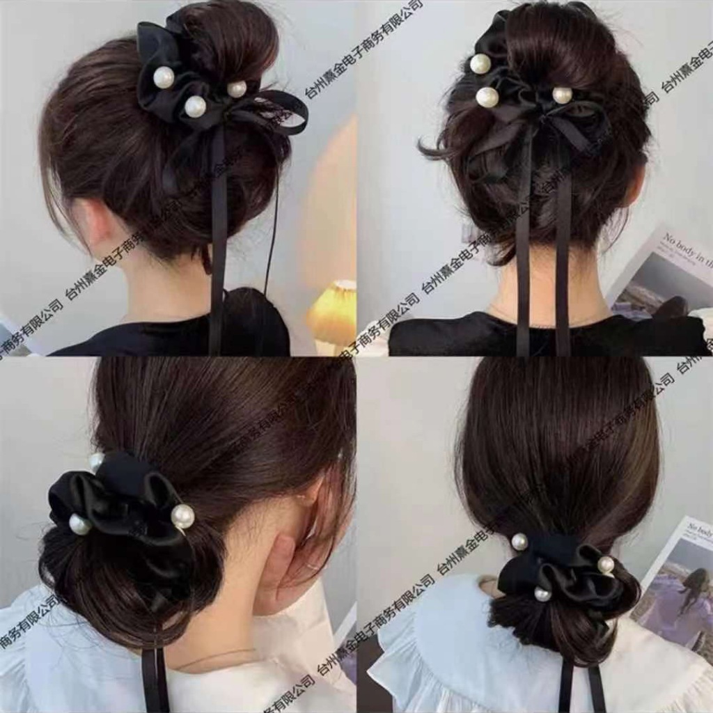 Thun buộc dây cột tóc scrunchies vải nhiều loại size Gaogo họa tiết đơn ...