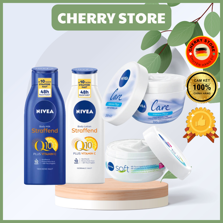 Kem dưỡng ẩm Nivea Care, Nivea Soft, Nivea body Q10, Nivea Baby phục ...