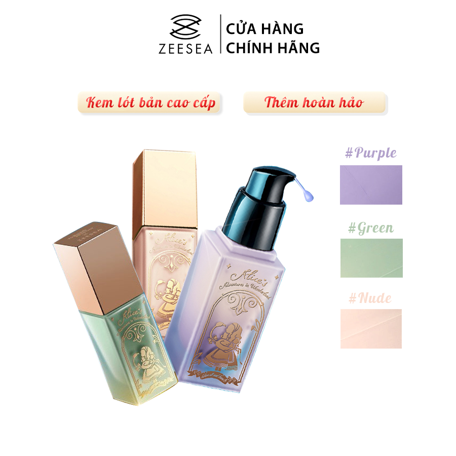Kem lót ZEESEA trang điểm phiên bản nâng cấp giới hạn Alice in Wonderland 30g | Shopee Việt Nam