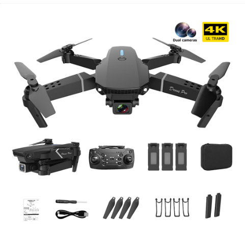 Flycam E99 Pro drone camera kép1080p hỗ trợ WiFi drone có thể tự do ...