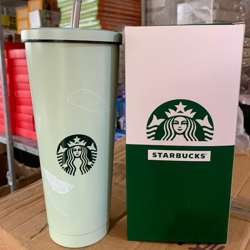 Ly giữ nhiệt Starbuck 750ml mẫu mới (Xanh mint) | Shopee Việt Nam