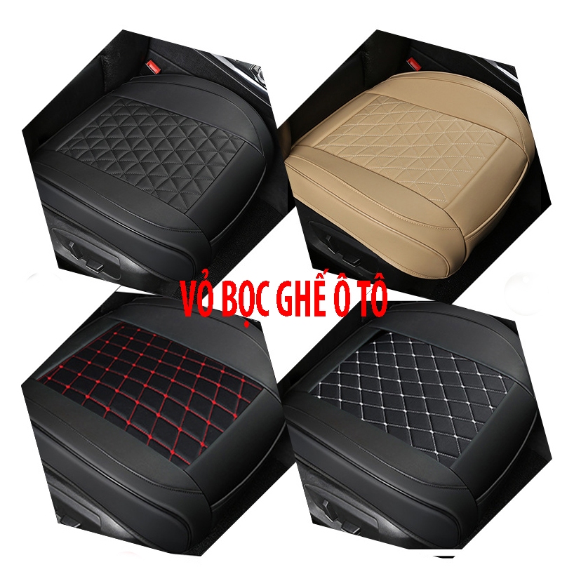 Đệm bọc ghế xe hơi phía trước/ phía sau bằng da đa năng tiện lợi - Vỏ ...