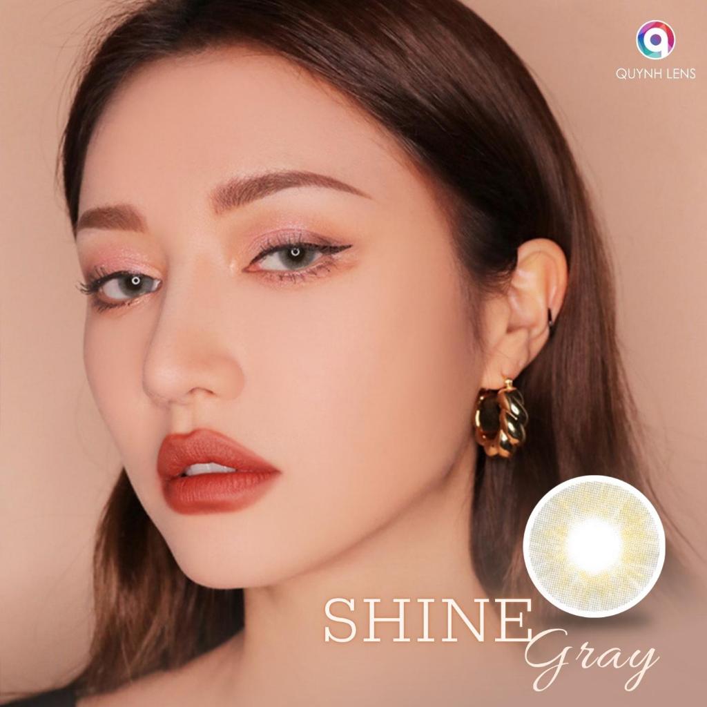 Kính áp tròng QUYNH LENS Shine Gray 0-8 độ | Shopee Việt Nam