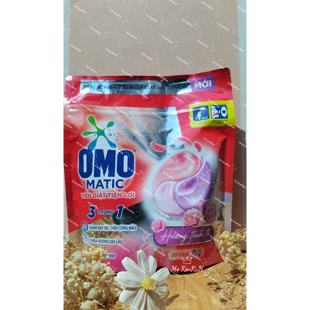 [NSX: 2024 - HSD: 2026] Túi viên giặt tiện lợi OMO 3 trong 1 | Shopee Việt Nam