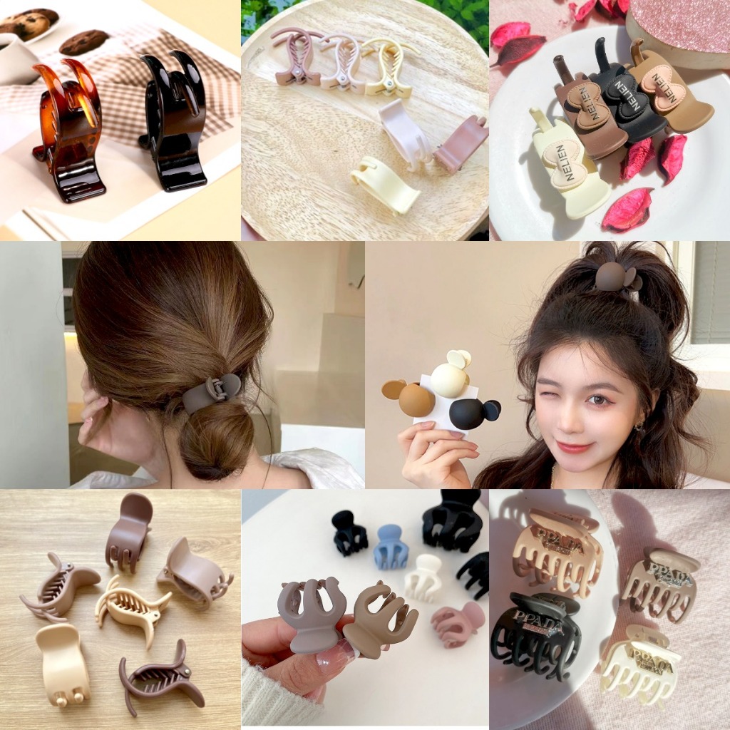 Cào tóc kẹp càng cua 3 răng 5 răng nhiều kiểu loại Gaogo phong cách trẻ ...