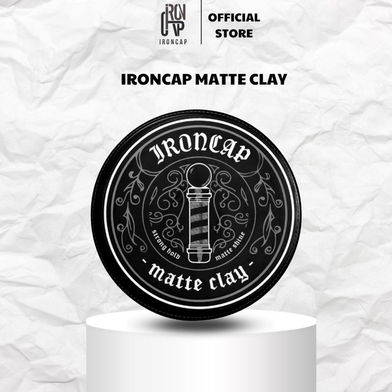 Sáp vuốt tóc IronCap Matte Clay - Wax tạo kiểu tóc nam | Shopee Việt Nam