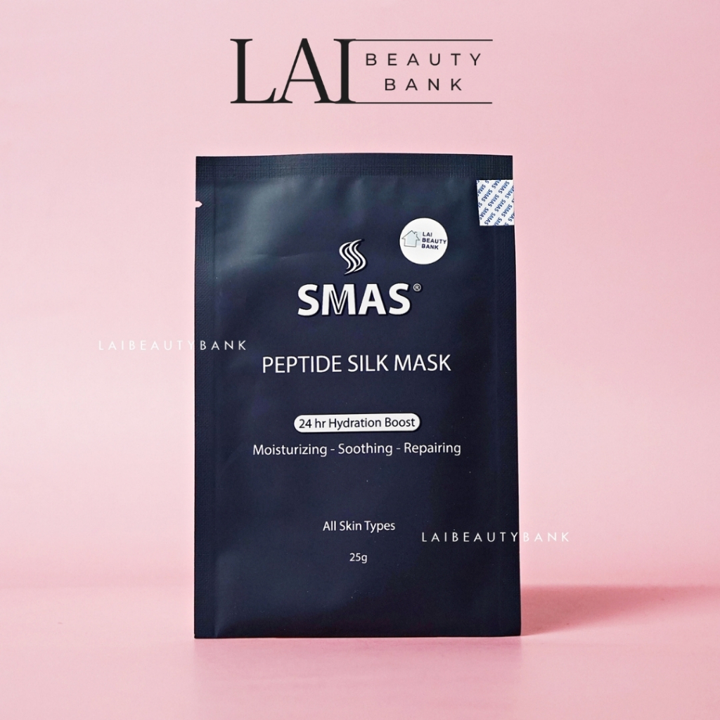 Mặt nạ SMAS Peptide Silk Mask 24h Hydration Boost phục hồi, làm dịu da ...