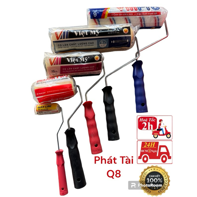 [Đủ kích cỡ ] cây lăn , cây rulo dùng lăn Sơn , lăn keo . Cam kết hàng ...