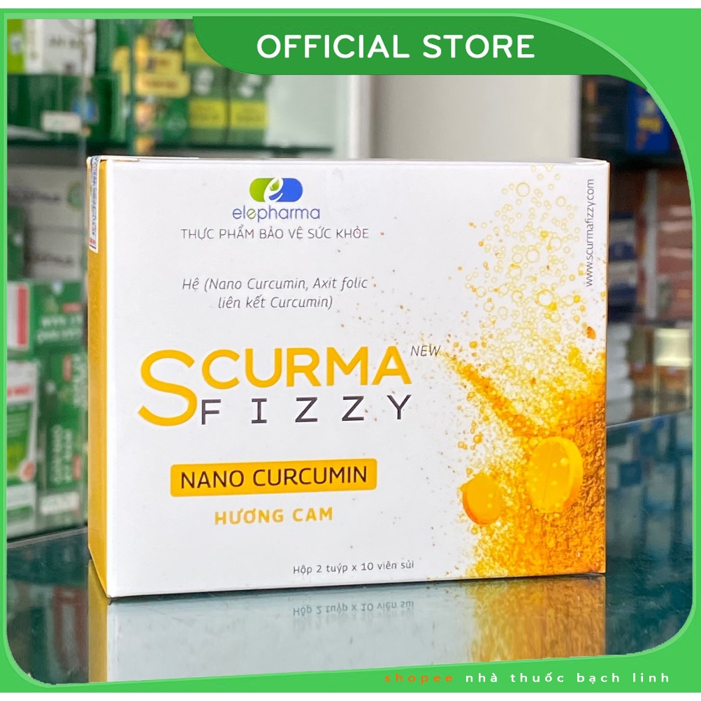 [Combo 2 Hộp] Viên Sủi Dạ Dày Scurma Fizzy Nano Curcumin Hướng Đích Chính Hãng | Shopee Việt Nam