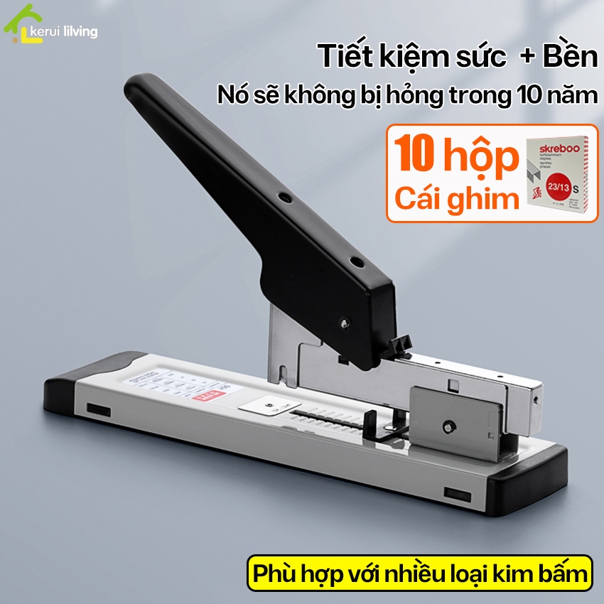 Bàn dập ghim DION đóng sách vở, ghi giấy đóng sách, máy bấm ghim nhỏ ...