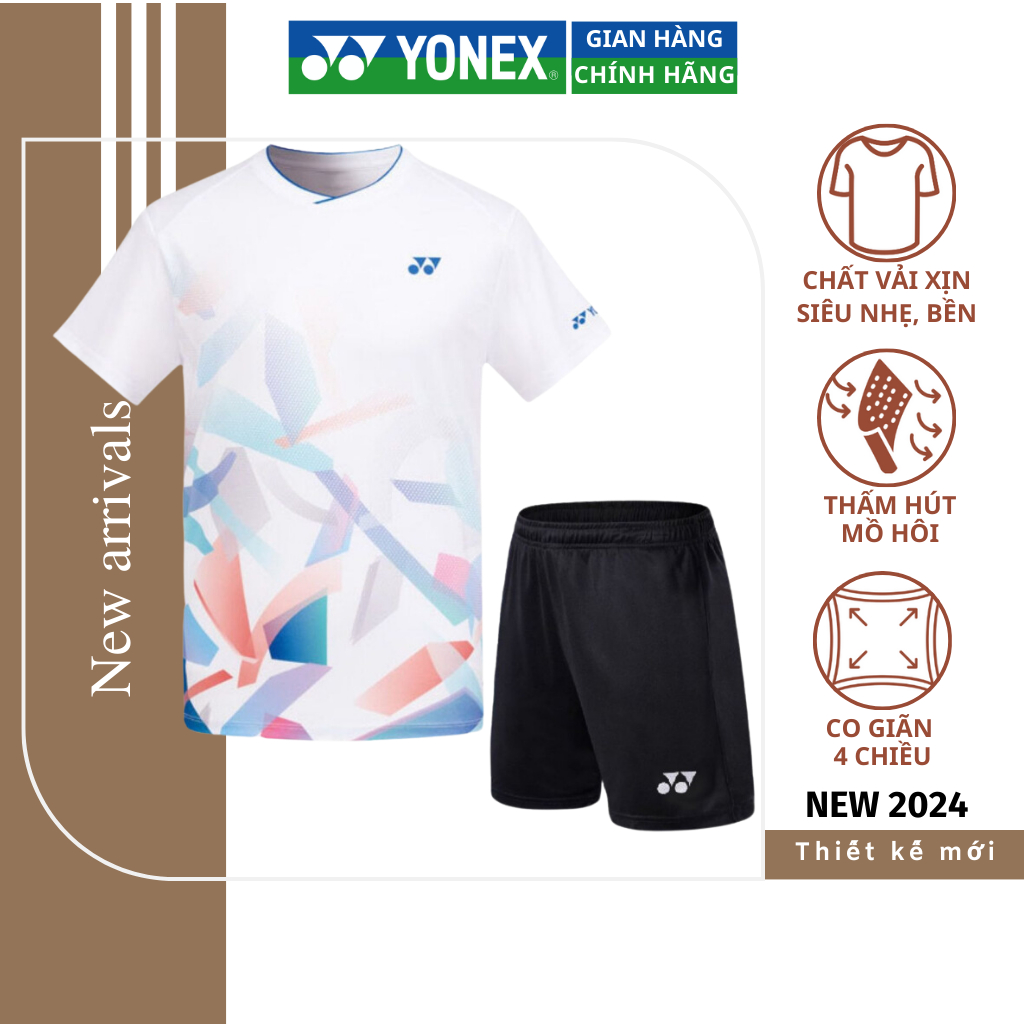 Quần áo cầu lông Yonec, Lining, Victor, bộ quần áo thể thao Unisex thun ...