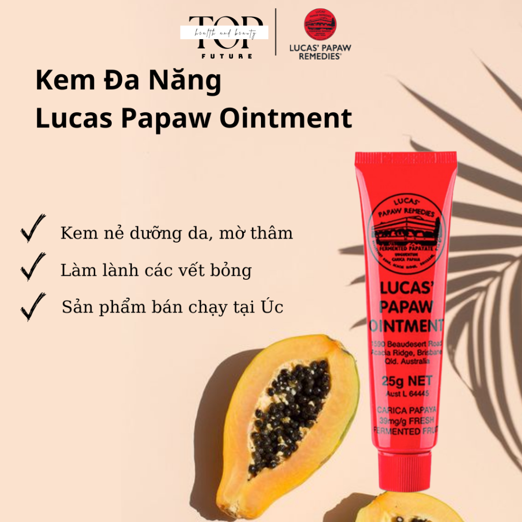 Lucas Papaw Ointment - Kem Dưỡng Ẩm Đa Năng 25G Của Úc | Shopee Việt Nam