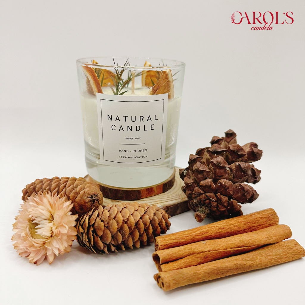 [CAROL'S CANDELA]-Nến thơm thủ công tự nhiên DEEP RELAXATION hương gỗ ...