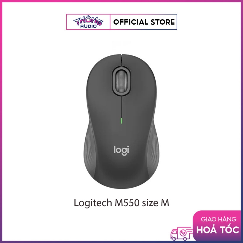 Chuột Không dây Bluetooth Logitech Signature M550 Signature click không tiếng, thời lượng pin 24 ...