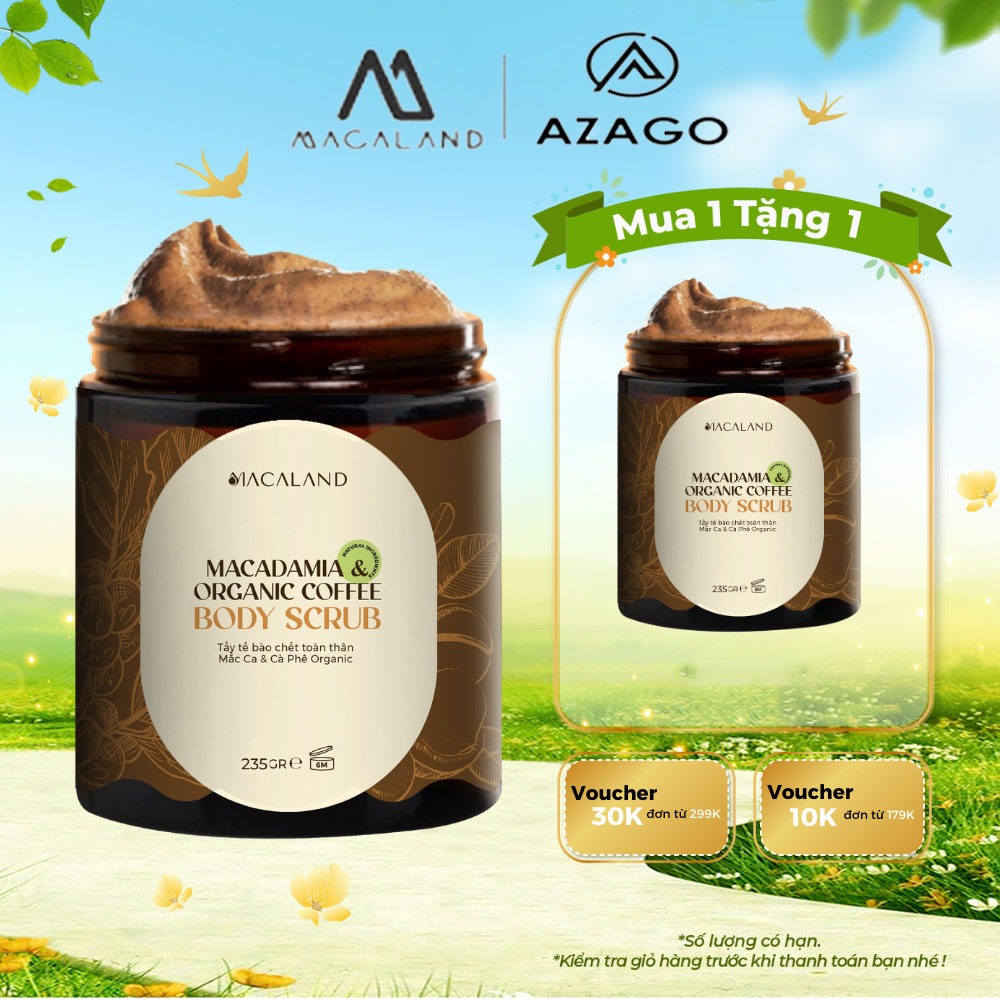 [MUA 1 TẶNG 1 FULLSIZE] Tẩy Tế Bào Chết Body Cà Phê Organic - Mắc Ca ...
