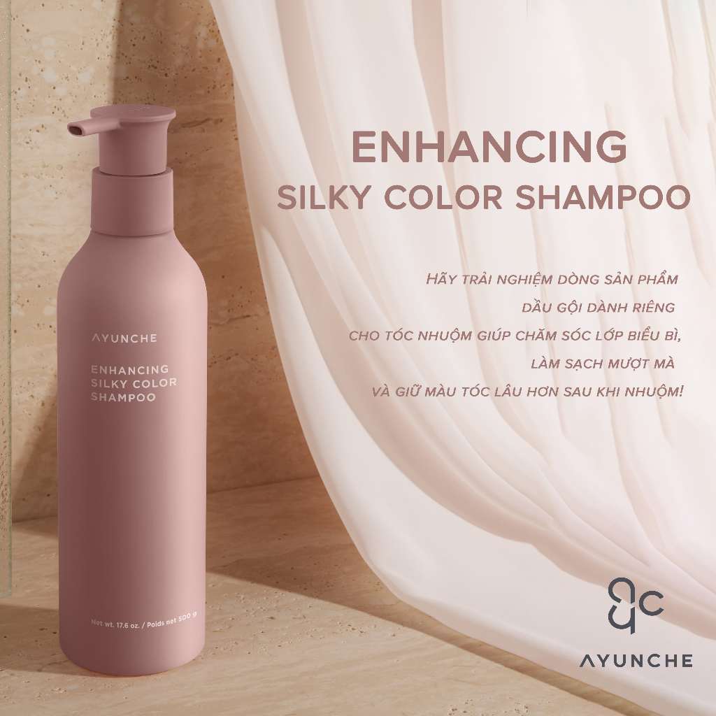 Dầu gội Ayunche Enhancing Silky Color Shampoo 500g | Shopee Việt Nam