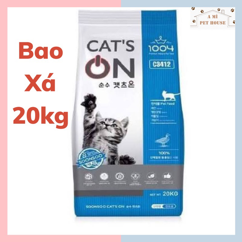Hạt CAT'S ON bao nguyên 20kg - cat on thức ăn cho mèo | Shopee Việt Nam