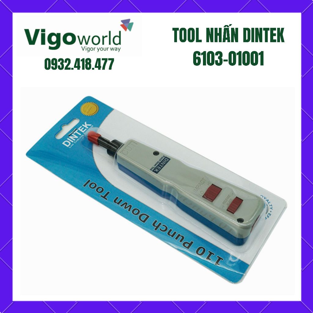 Dụng cụ nhấn cáp Dintek vào Patch Panel & Keystone Jack (6103-01001 ...