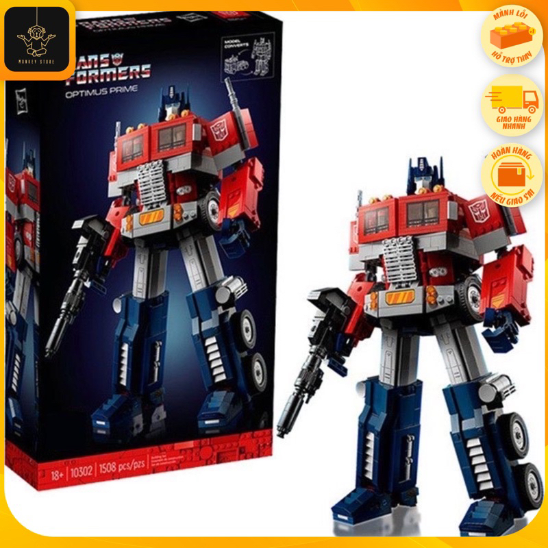 (có sẵn) Lắp ráp mô hình Robot Super Transformers 10203 người máy ...