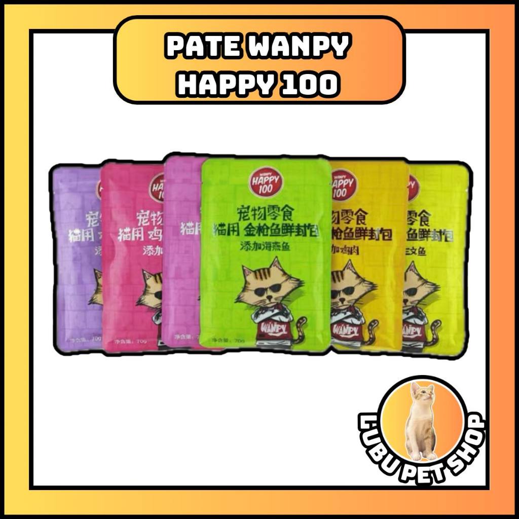 Pate Wanpy Happy 100 gói 70g - LUBU PET SHOP | Shopee Việt Nam
