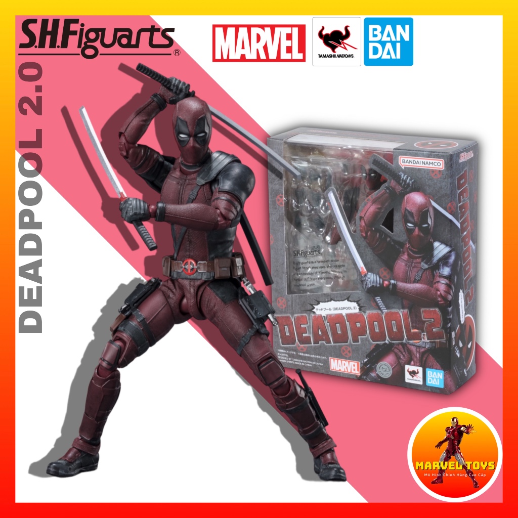 Mô Hình Chính Hãng SHF SHFiguarts Deadpool 2 Marvel Studio Bandai Namco ...