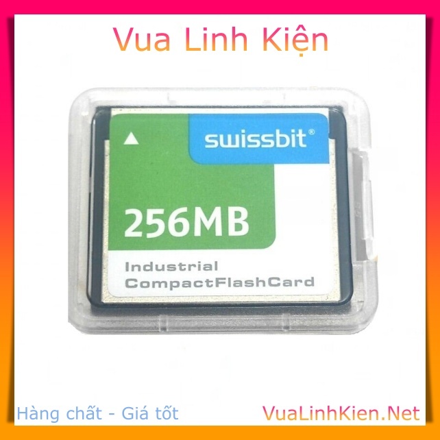 Thẻ nhớ CF Card Swissbit Compact Flash dung lượng 256MB công nghiệp ...
