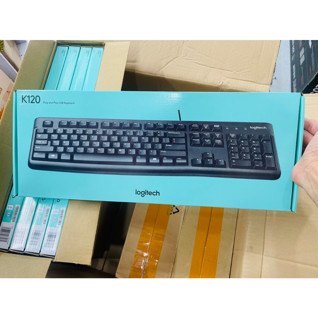 Bàn phím Logiteck K120 chính hãng | Shopee Việt Nam