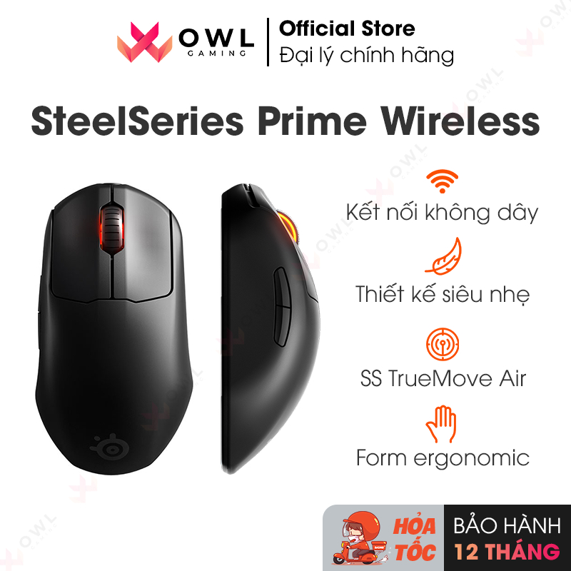 Chuột gaming không dây SteelSeries Prime Wireless (Hàng chính hãng) | Shopee Việt Nam