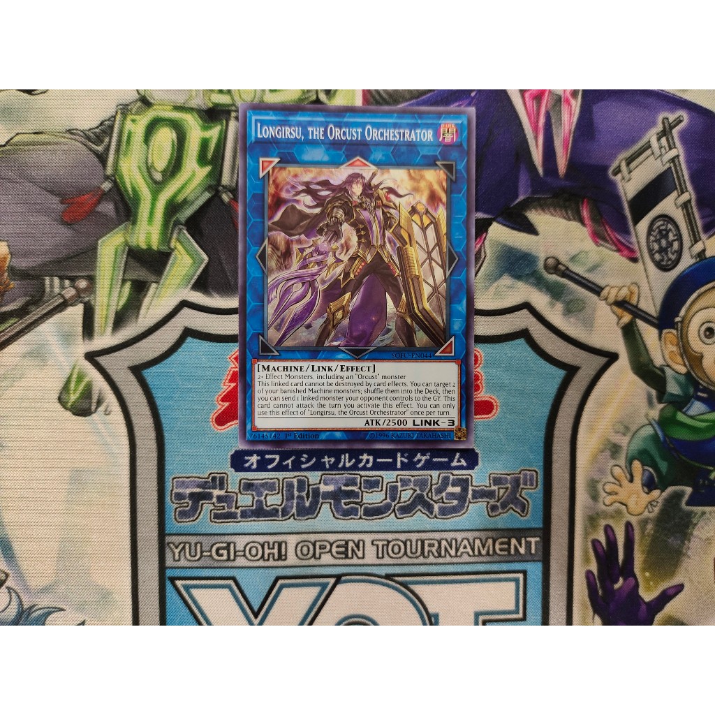 Thẻ bài Yugioh chính hãng Longirsu, the Orcust Orchestrator - SOFU ...