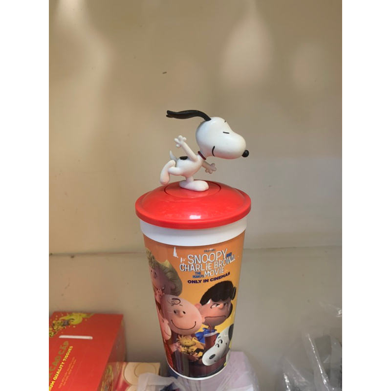 (ĐÃ QUA SỬ DỤNG) Ly và topper Snoopy phim Snoopy and Charlie Brown: The ...