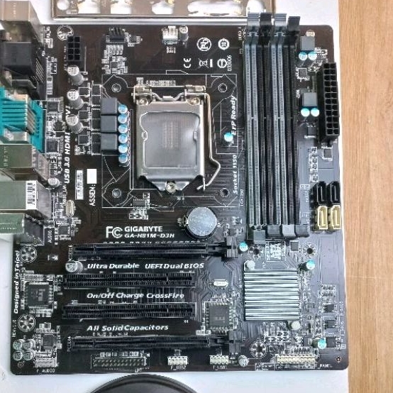Main GIGABYTE H81 GA-H81M-D3H ĐẸP, xuất hình 3 công HDMI VGA DVI dễ ...