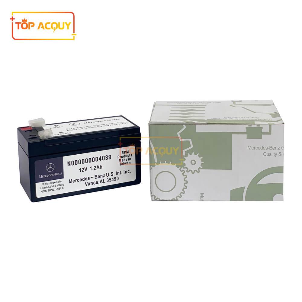 ẮC QUY PHỤ MERCEDES BENZ N000000004039 12V 1.2AH | Shopee Việt Nam