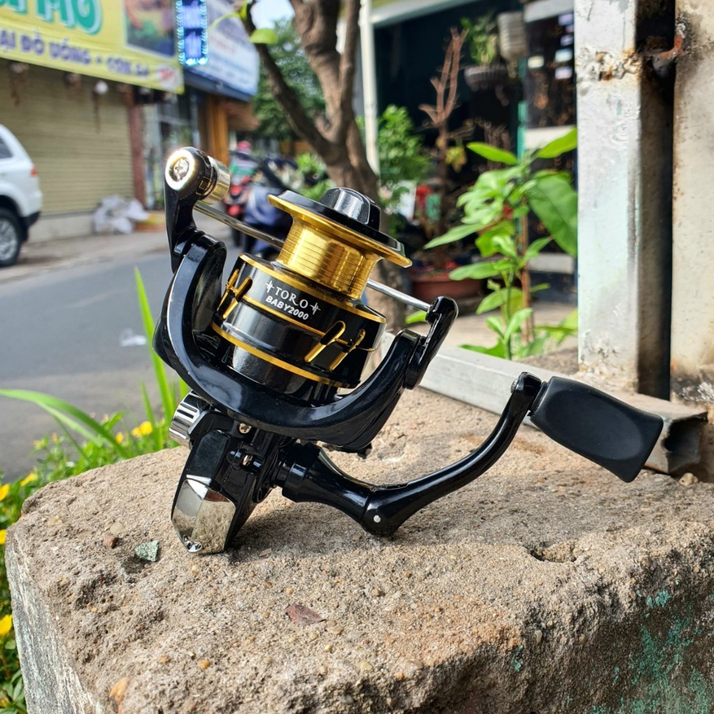 Máy câu cá TORO baby chính hãng - chuyên câu lure nồi cối trục tay quay ...