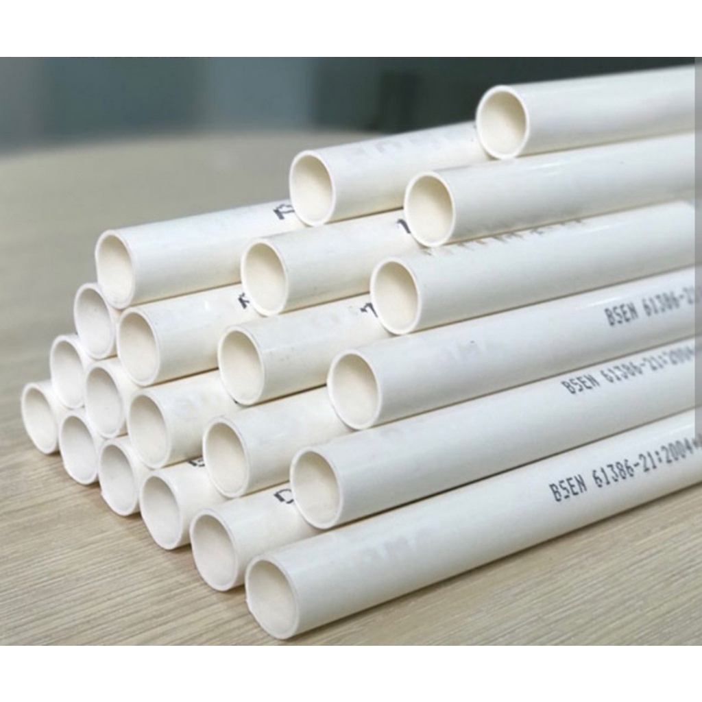 Ống ghen luồn dây điện phi 20 16 25 sino, Ống Nhựa Pvc Trắng Loại Tốt, ống luồn cứng,ghen điện ...