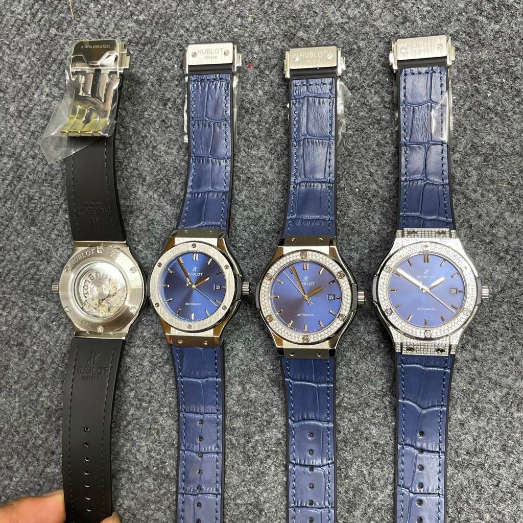 [TẶNG HỘP] ĐỒNG HỒ NAM Hublot CLASSIC FUSION ZF BLUE bản mỏng- size 38 ...