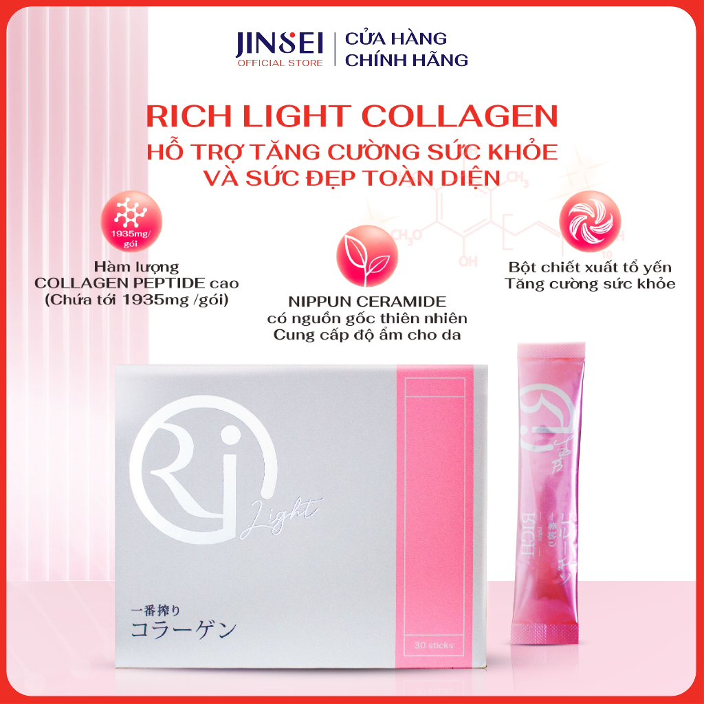 AFC RICH Light Collagen bổ sung Collagen của Nhật Bản hỗ trợ tăng cường ...