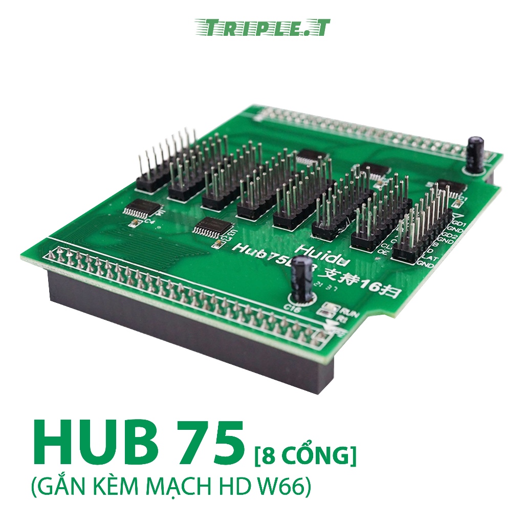 HUB 75 (Mạch điều khiển Hub 75 cho màn hình led Module Full Color - Tương thích mạch HD W66 ...
