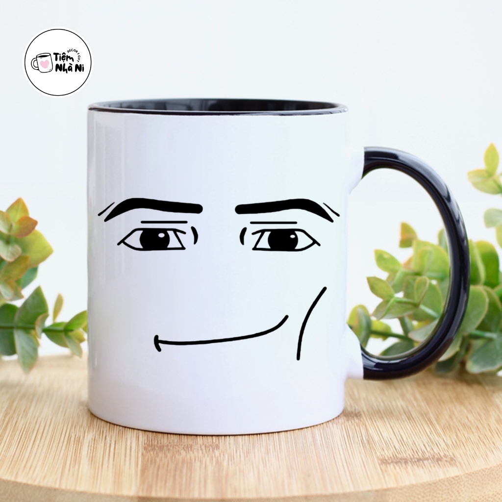 Ly sứ in hình mặt Hài Hước - Roblox Face | Shopee Việt Nam