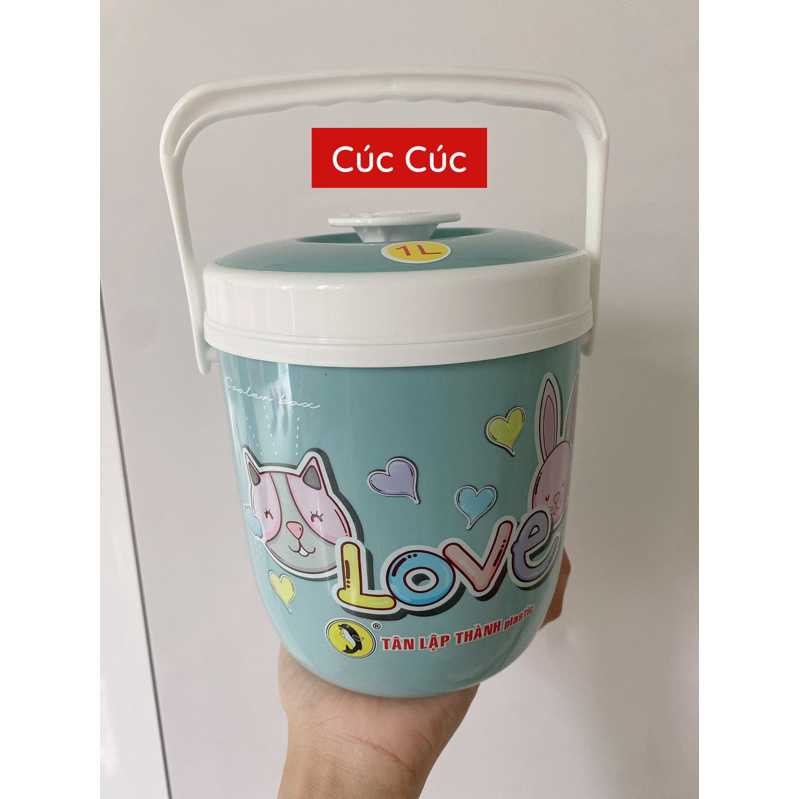[CHÍNH HÃNG] xô đá giữ nhiệt mini 1 Lít Tân Lập Thành | Shopee Việt Nam