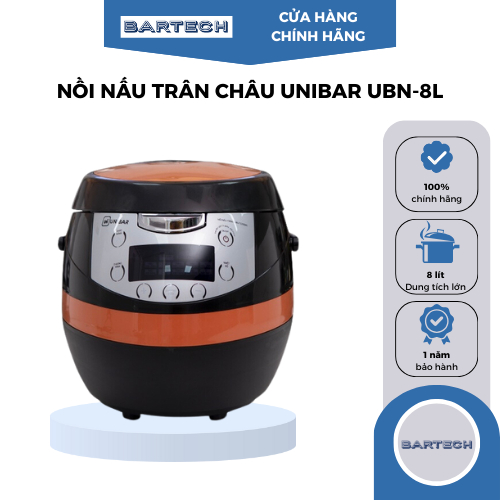 [CHÍNH HÃNG 100%] Nồi Nấu Trân Châu Tự Động Unibar UBN-8L - Bartech ...