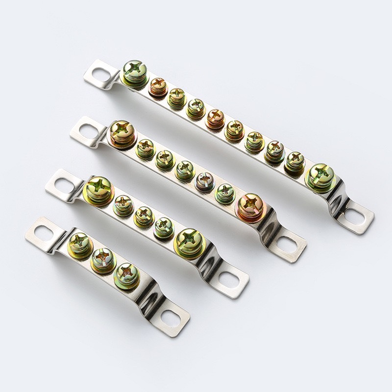 Cầu tiếp địa 5P 7P 10P / Thanh đồng đấu tiếp địa loại tốt dùng cho lắp tủ điện | Shopee Việt Nam