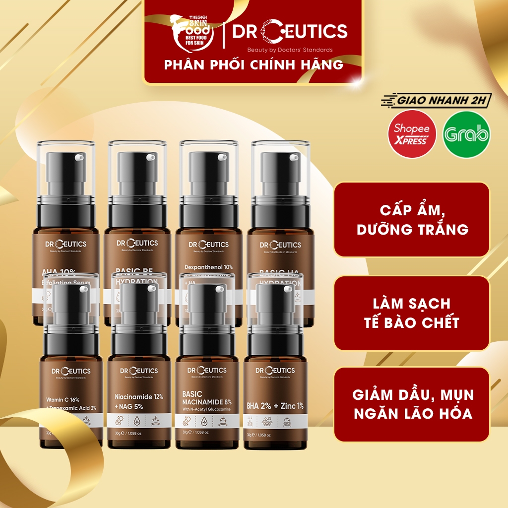 Serum Drceutics Vitamin C, HA Hydration, AHA, BHA, B5, Niacinamide ...