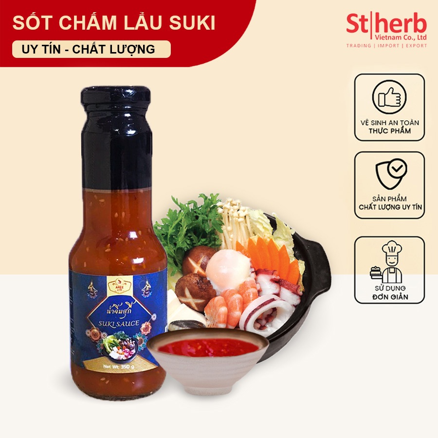 Sốt Chấm Lẩu Suki Thái Lan Thương Hiệu Aree Trọng Lượng 350g (Suki ...