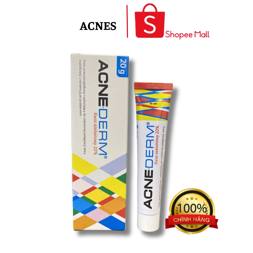 Acne Derm 20% Azelaic Acid tuýp 20g - BaLan - Kem giảm Mụn đỏ-Mụn đen ...