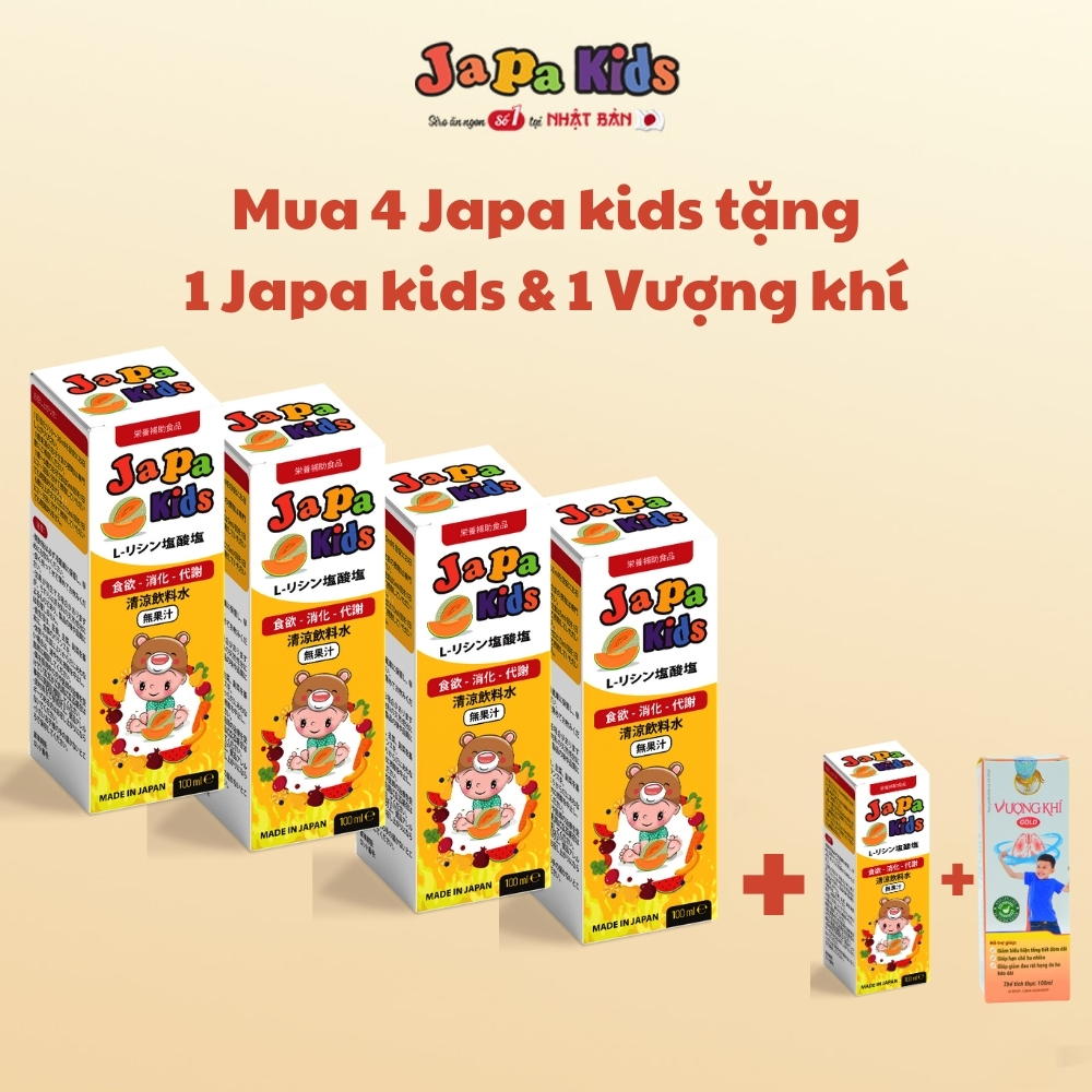 [ Combo 5 Tặng 2 ] Siro Japa Kids Chính Hãng Kích Thích Ăn Ngon, Tăng ...