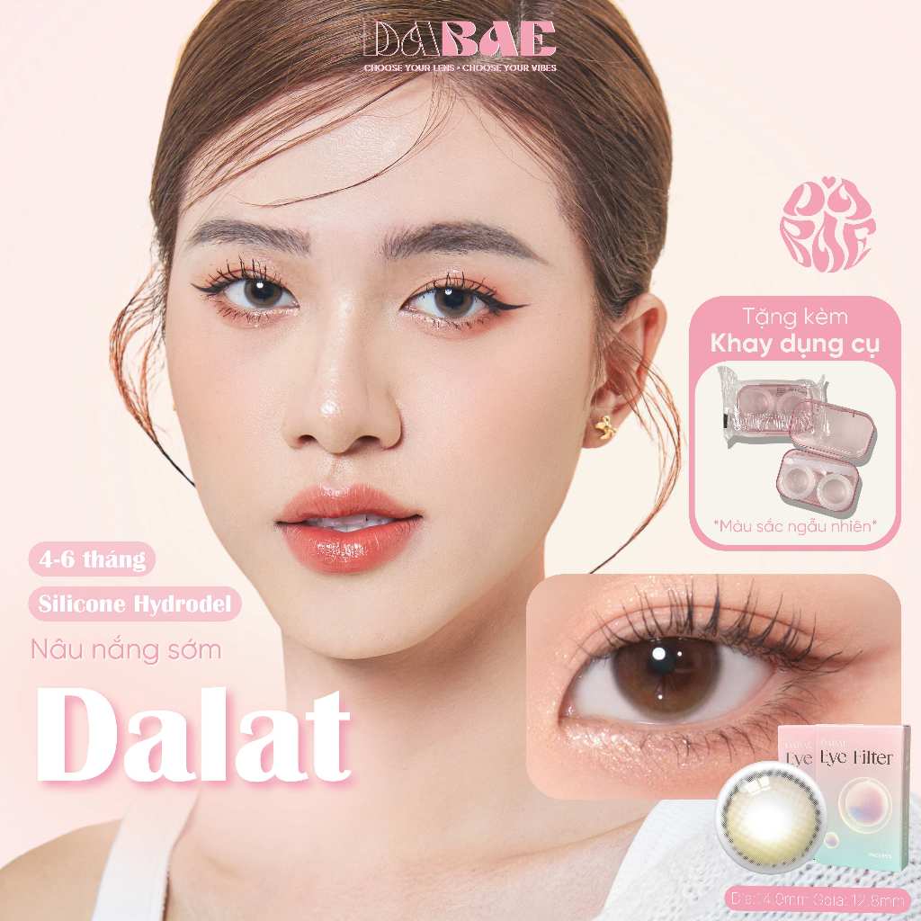 tổng hợp kính áp tròng tự nhiên trong veo lens mắt cận có độ lens dabae ...